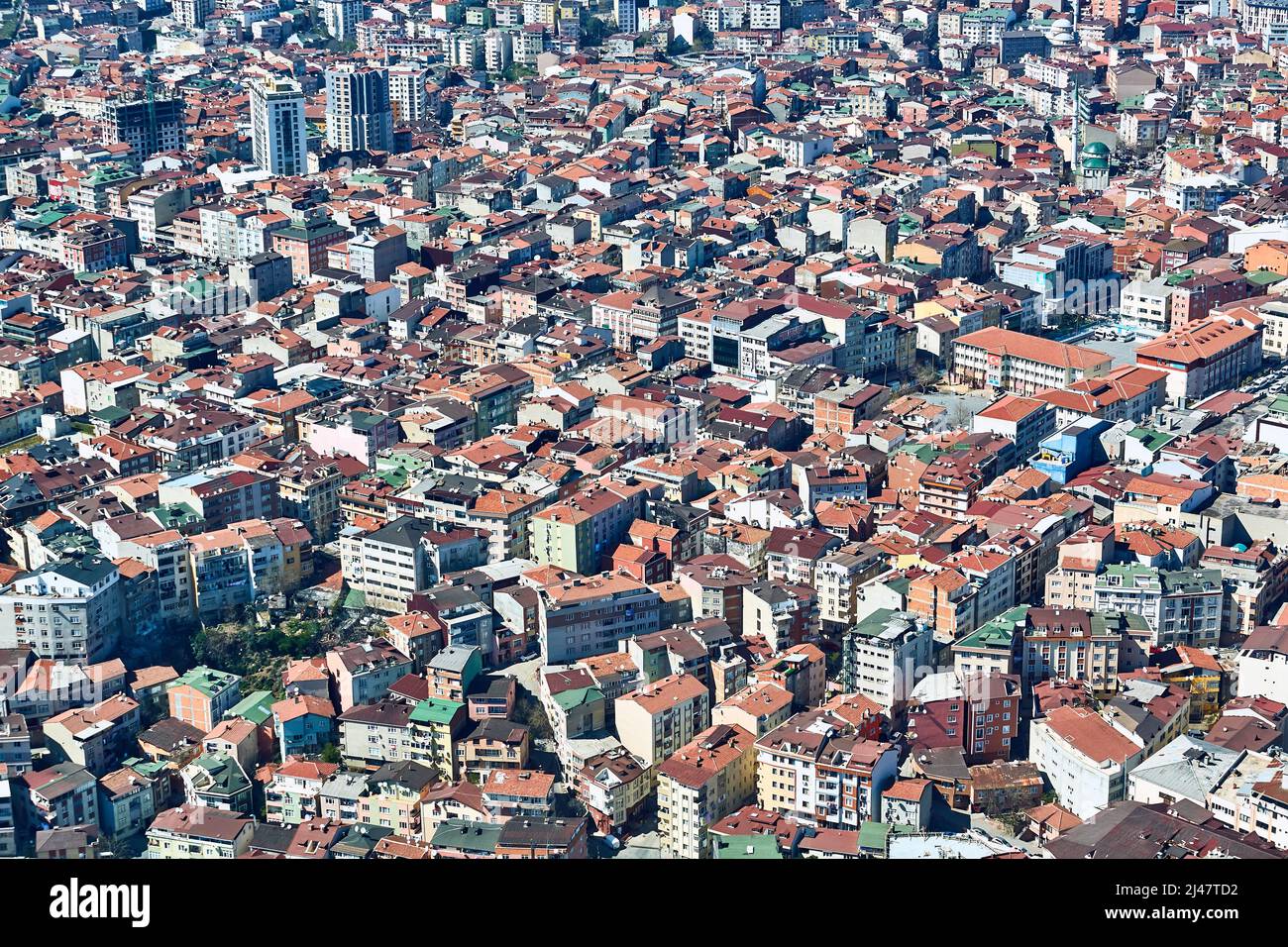 View of the roofs of Istanbul Stock Photo - Alamy