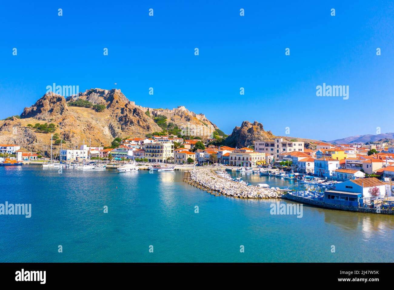 Greece limnos village hi-res stock photography and images - Alamy