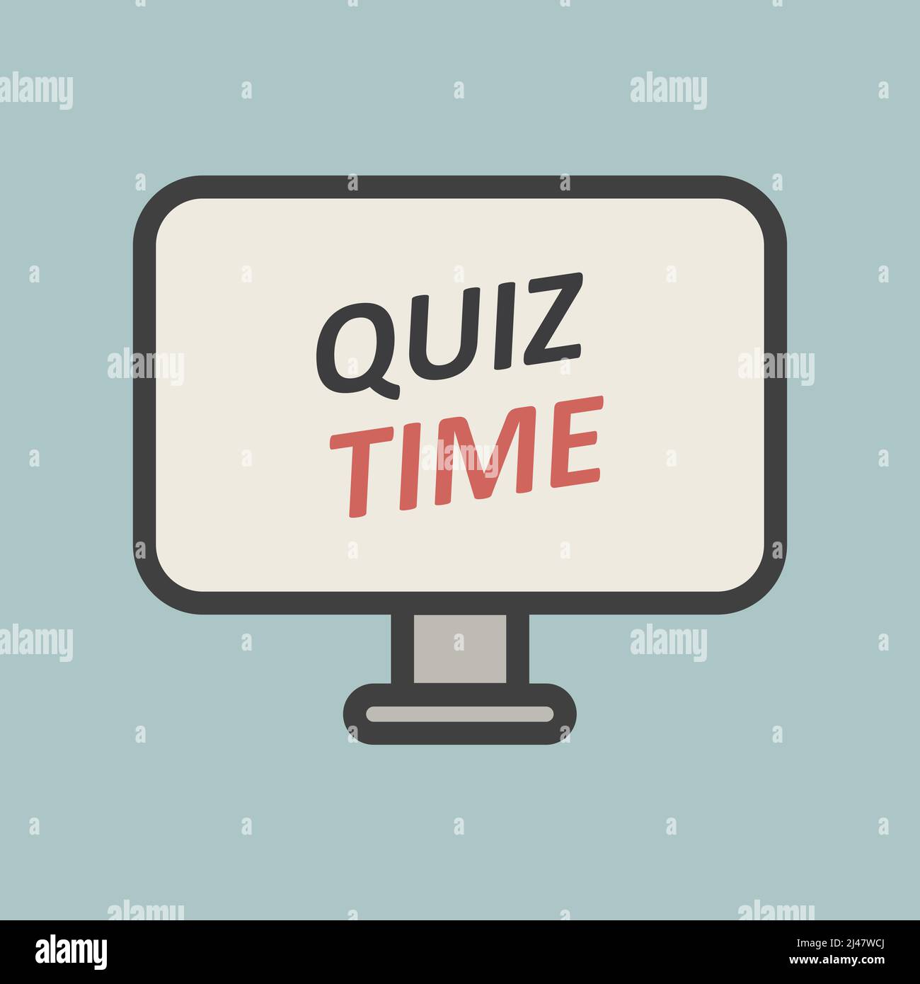 Online Quiz From on Phone. Choice and survey. Symbol of quiz online in ...