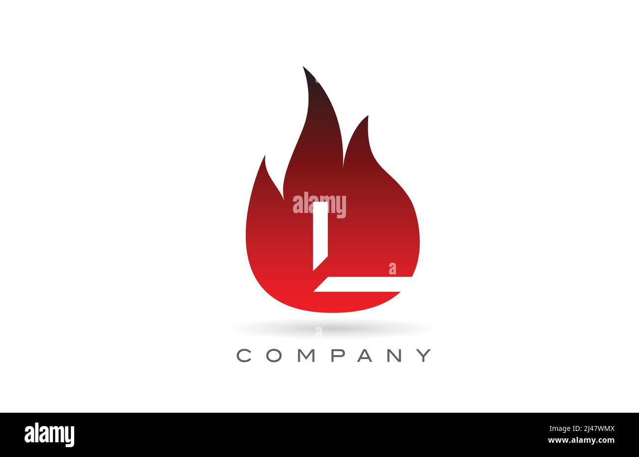 Letter L Flame Designs