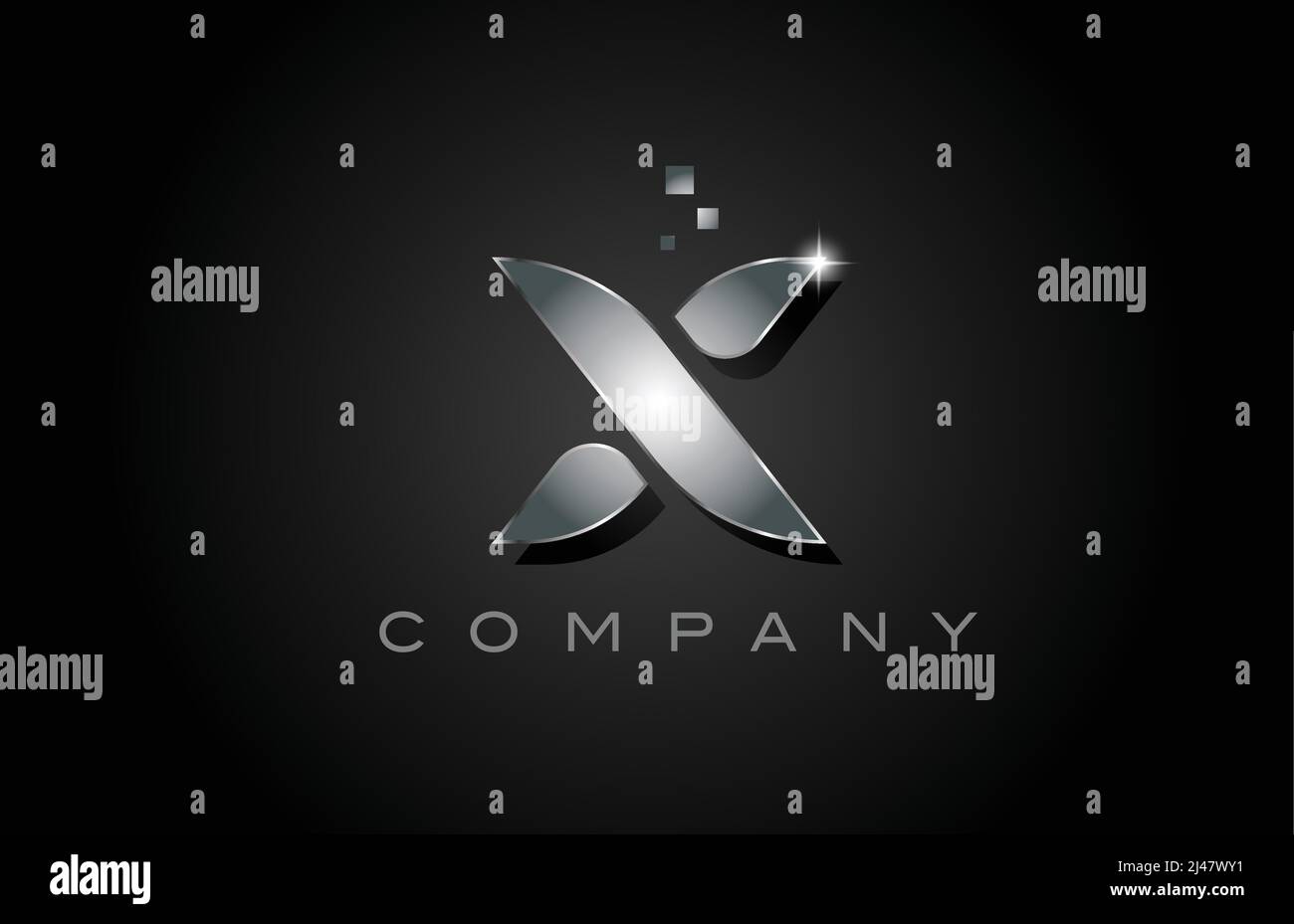 pink X alphabet letter logo icon design. Creative template for business ...