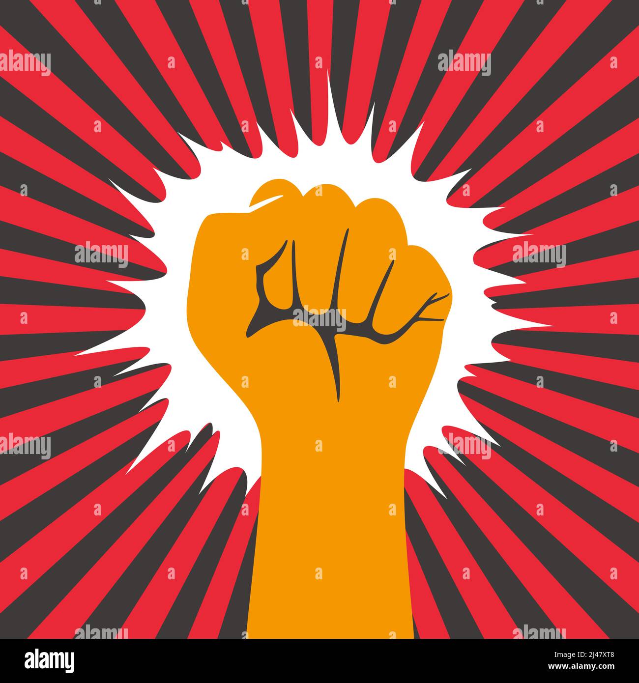 Fist vector vectors hi-res stock photography and images - Alamy