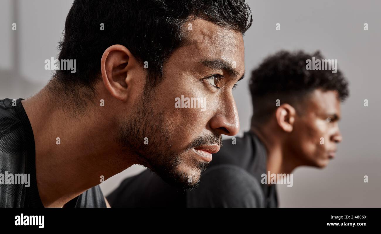 Two young man competing in hi-res stock photography and images - Alamy