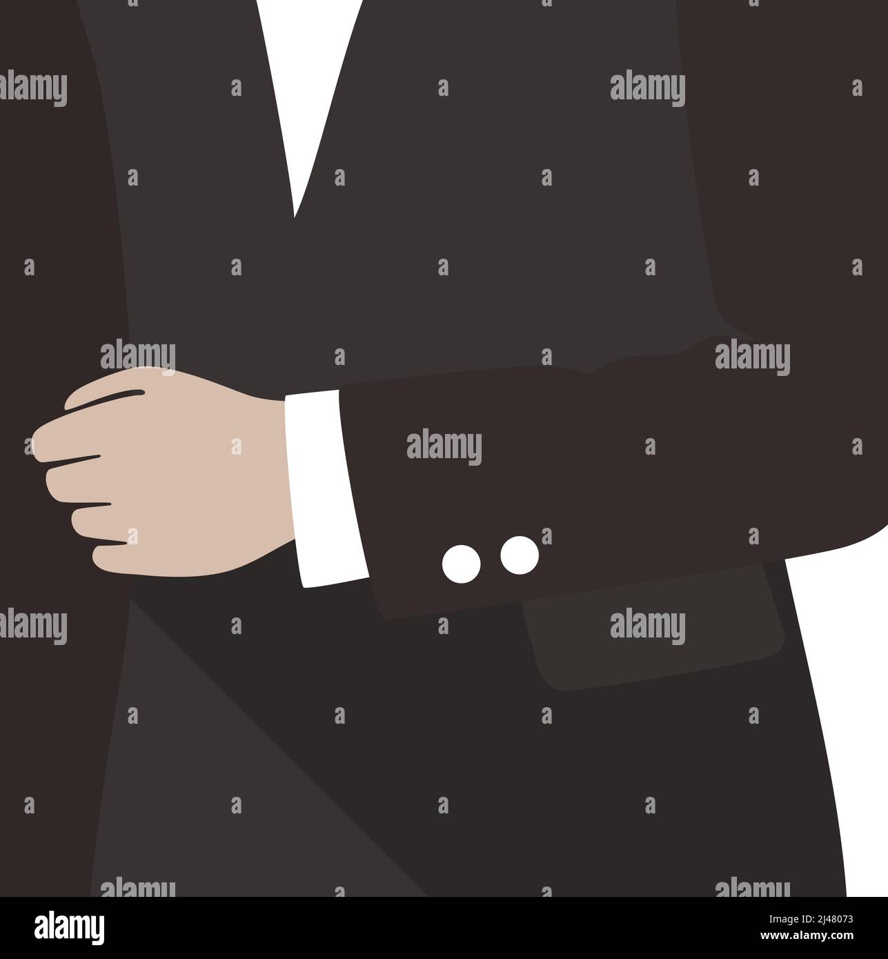 Man in suit flat design, vector illustration Stock Vector Image & Art ...