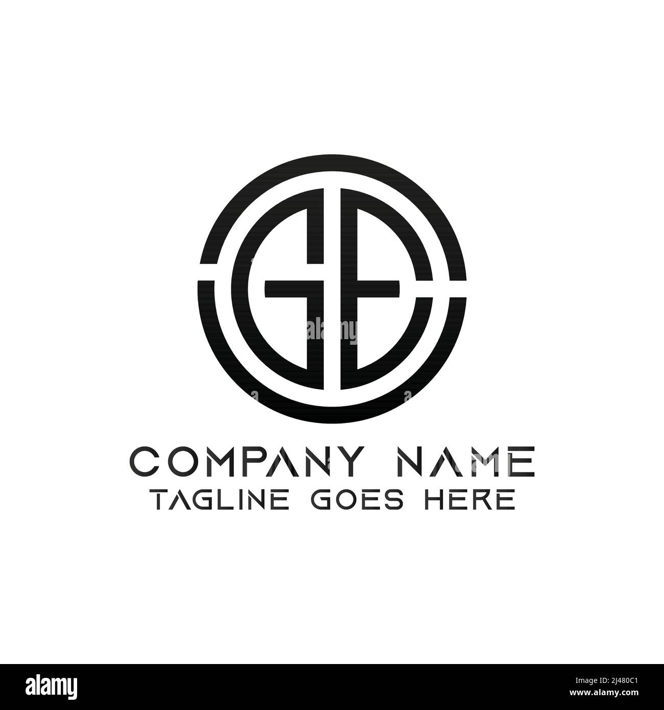 Letter GE logo design template. This logo is very suitable for any kind ...