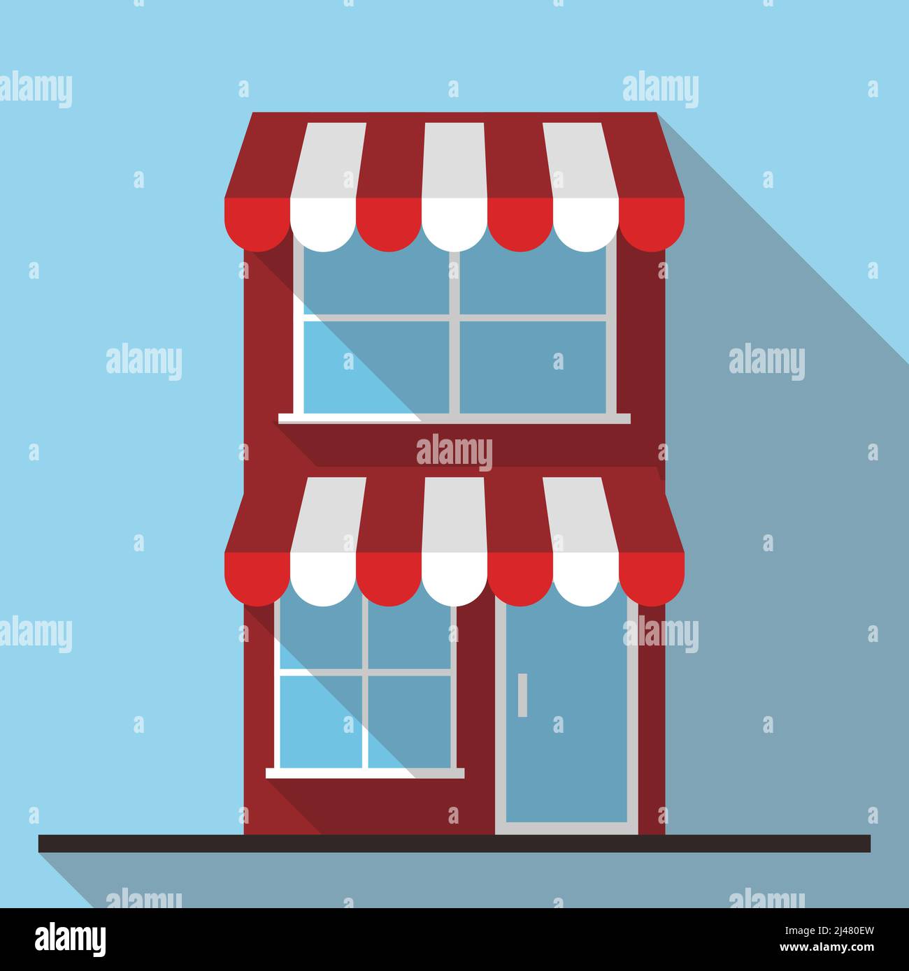 Food restaurant facade Stock Vector Images - Alamy