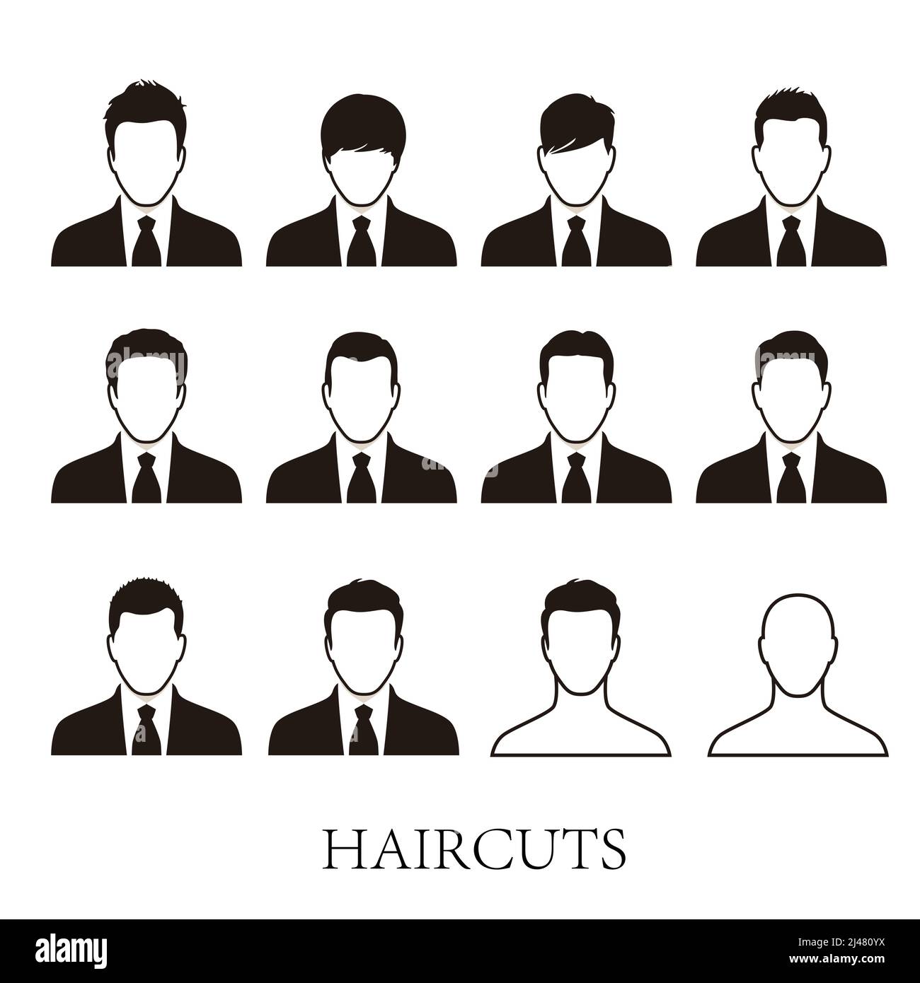 Businessman ID photo, vector illustration Stock Vector Image & Art - Alamy
