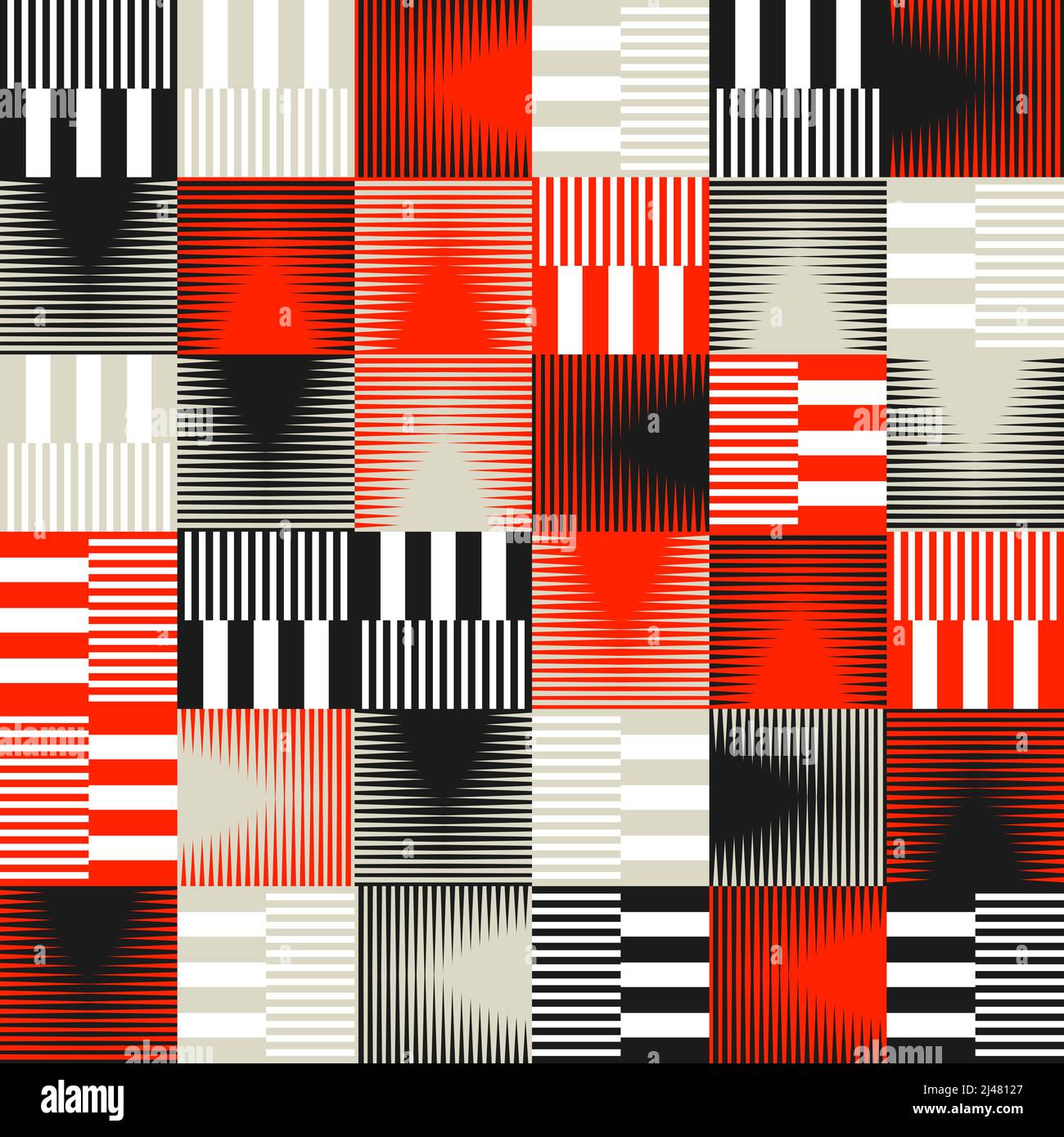 Minimal Art inspired vector pattern artwork made with abstract geometry ...