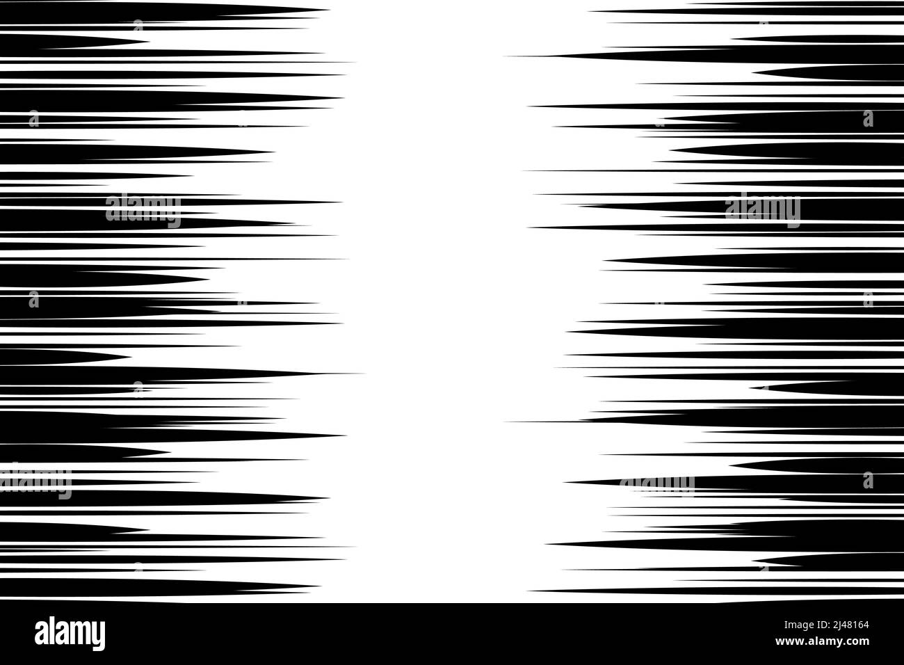 Comic strip horizontal motion lines. Anime comics book hero speed or ...