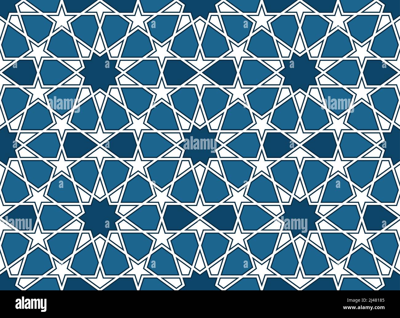 Persian geometric mosaic pattern for Ramadan card Stock Vector Image ...