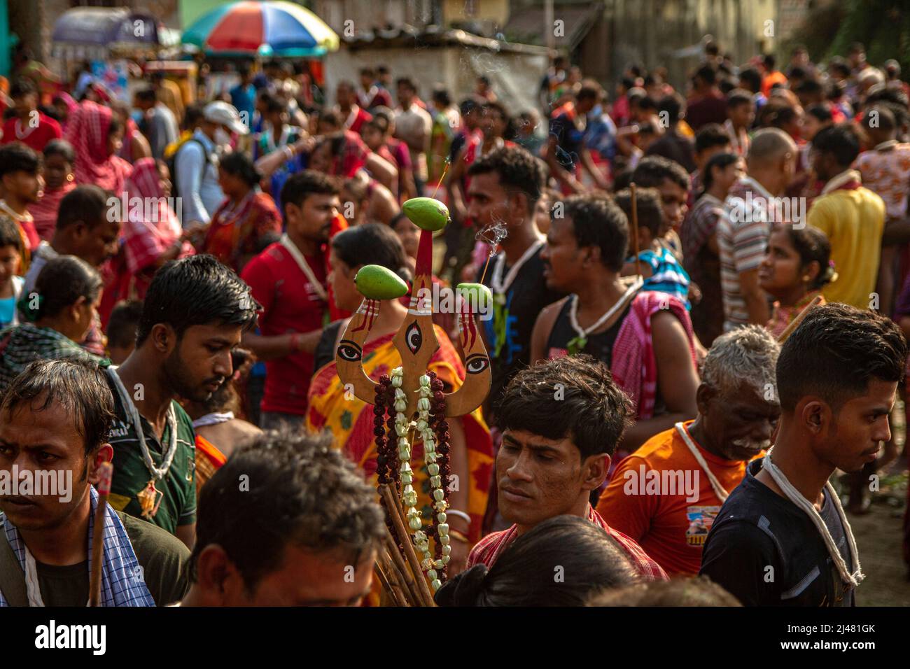 West Bengal, India, 12/04/2022, Charak Gajon festival is mostly ...