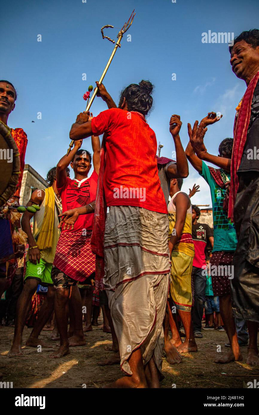 West Bengal, India, 12/04/2022, Charak Gajon festival is mostly ...