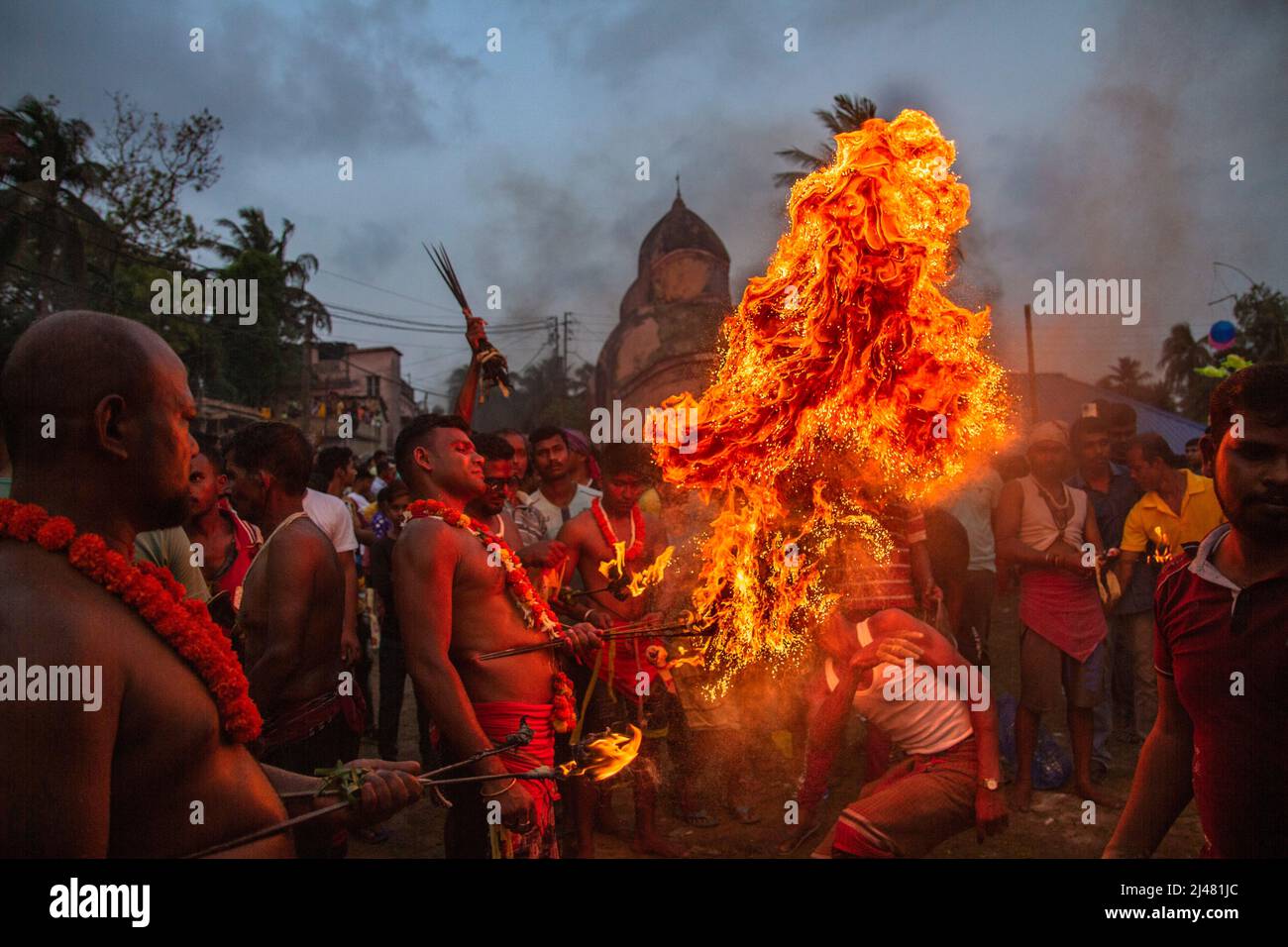 West Bengal, India, 12/04/2022, Charak Gajon festival is mostly ...