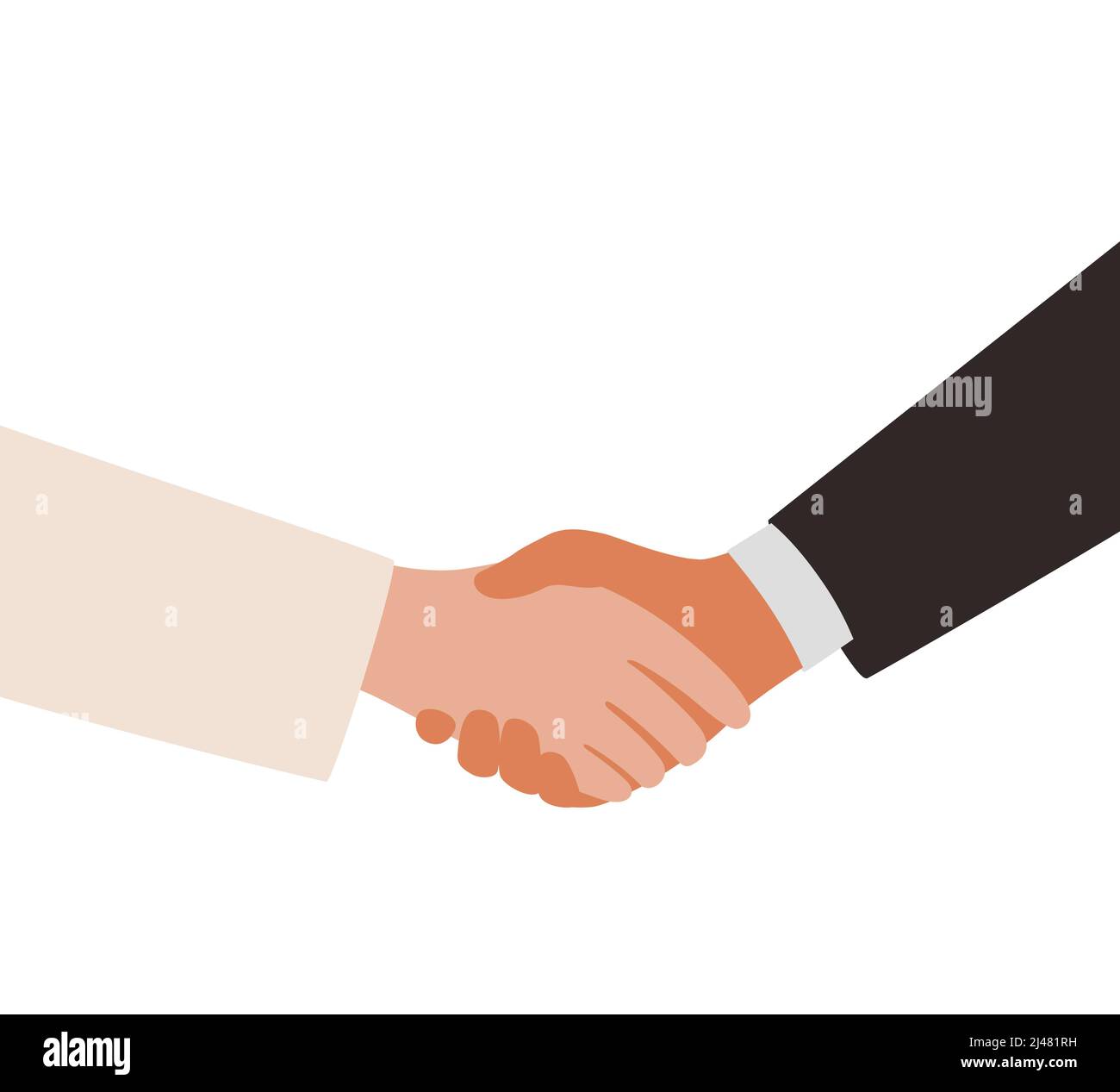 Man shaking hands Stock Vector Images - Alamy