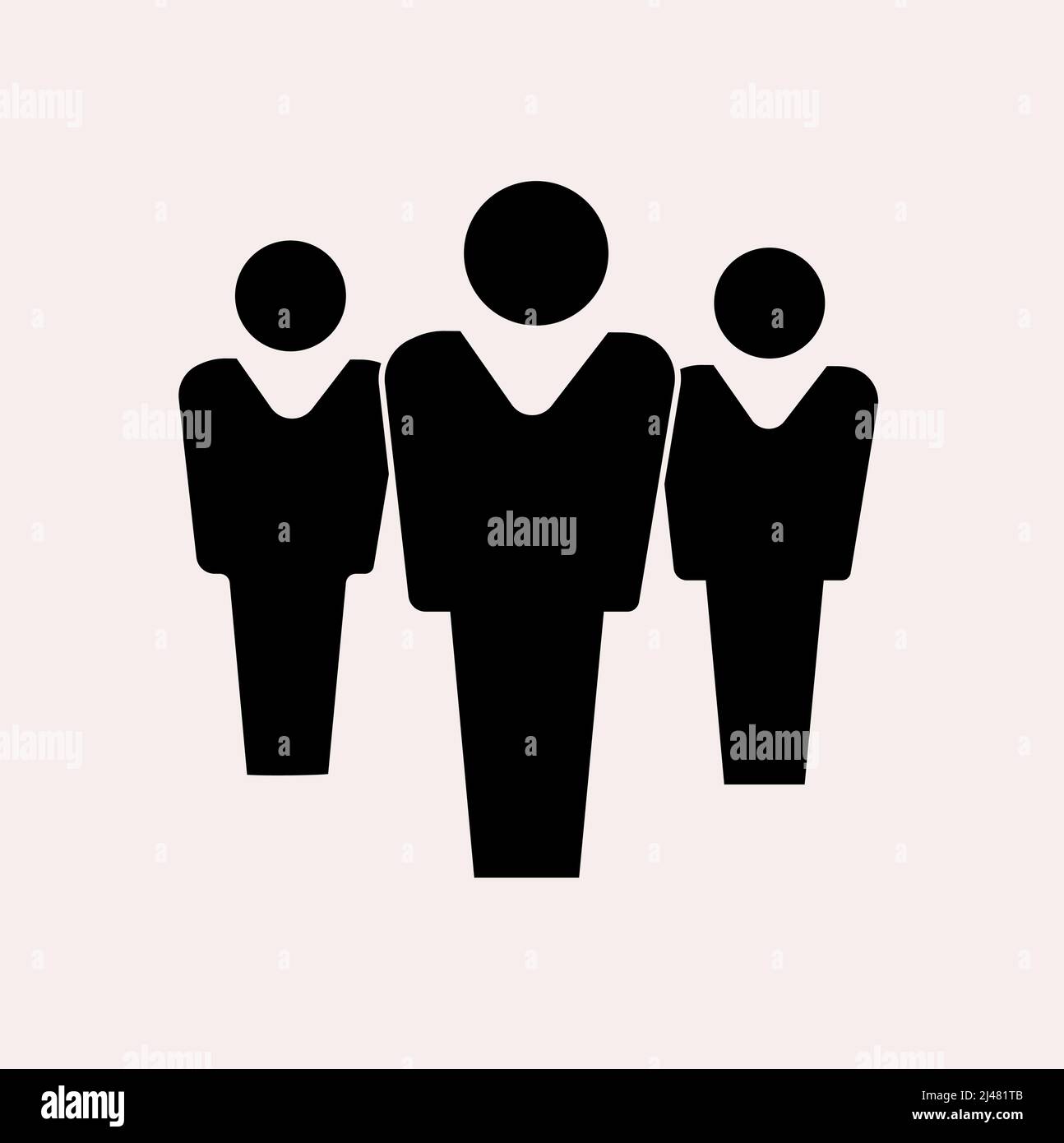 Teamwork meeting pictogram icon vector hi-res stock photography and ...