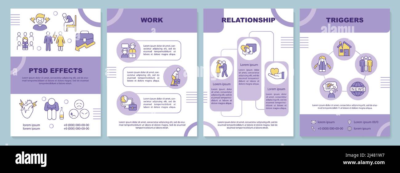 Life with PTSD word concepts purple banner Stock Vector Image & Art - Alamy