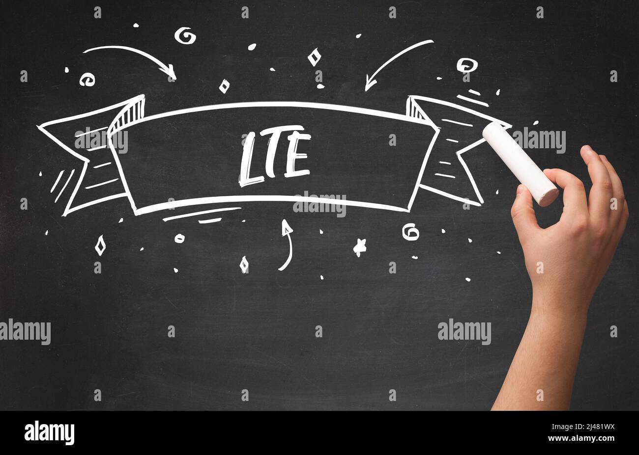 Hand drawing abbreviation concept Stock Photo - Alamy