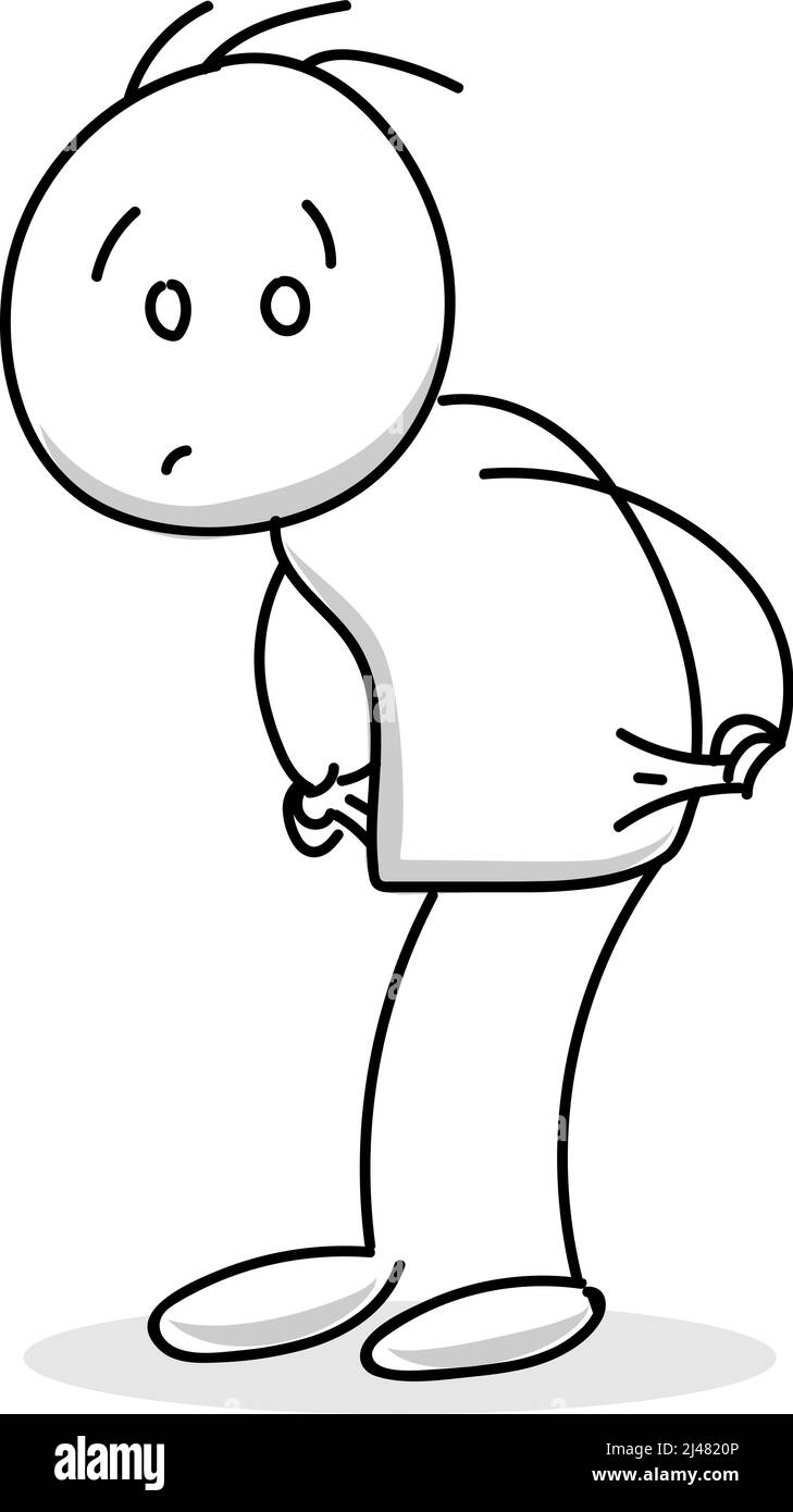 Drawing of a broke man Stock Vector Image & Art - Alamy