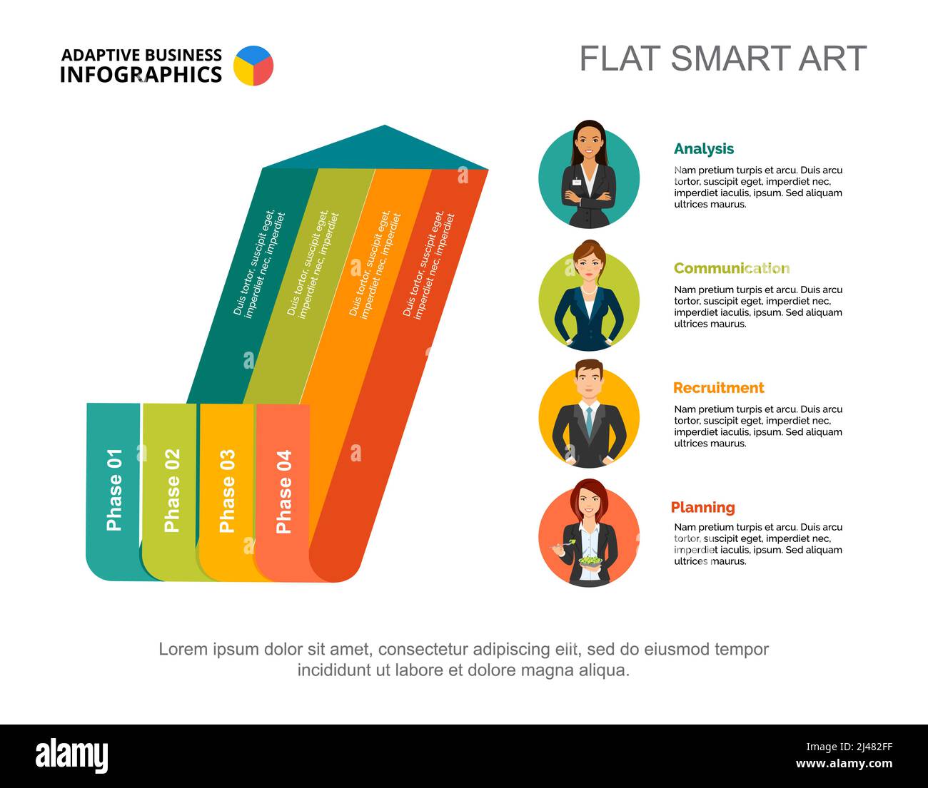Four phase infographic Stock Vector Images - Alamy