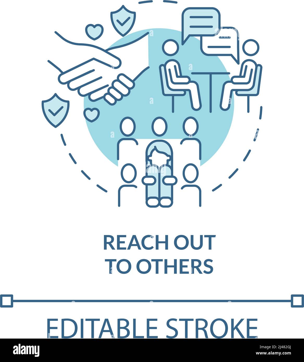 Reach out for help Stock Vector Images - Alamy