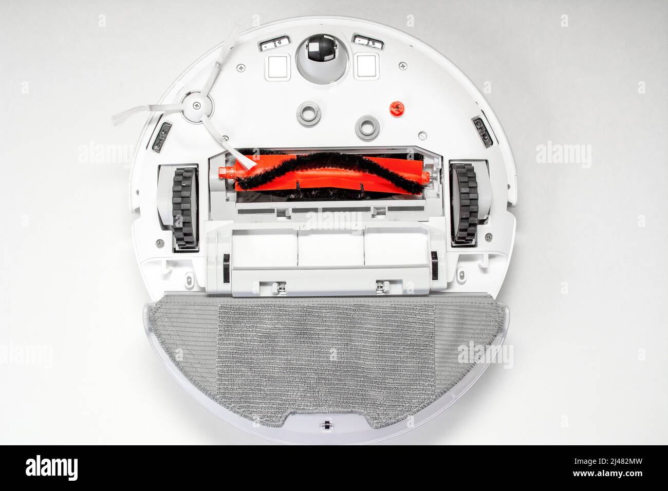 The front design of an automatic robot vaacuum cleaner Stock Photo - Alamy