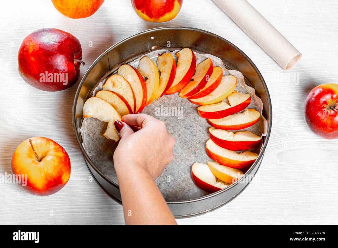 food and hand with with white background Stock Photo - Alamy
