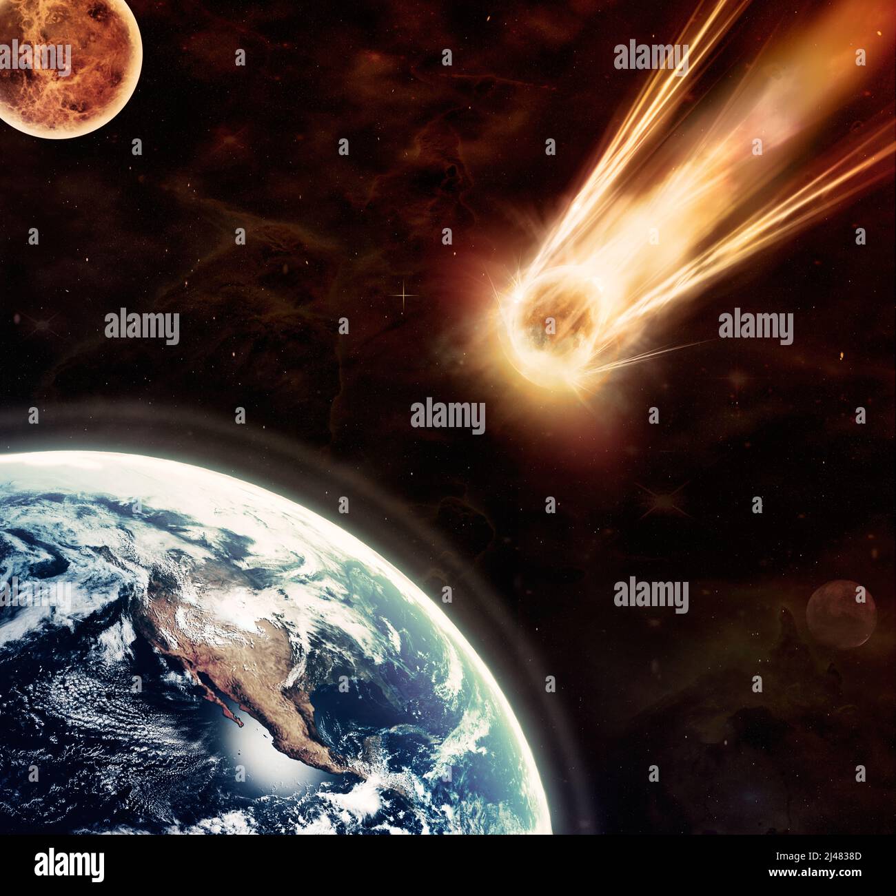 Solar System Planets Up Blood