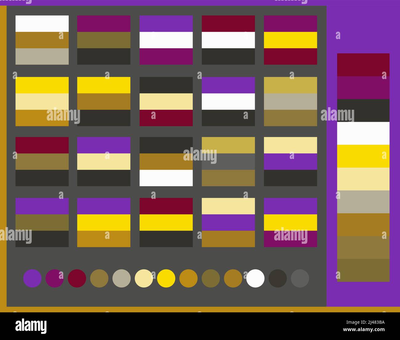 Interior palette Stock Vector Images - Alamy