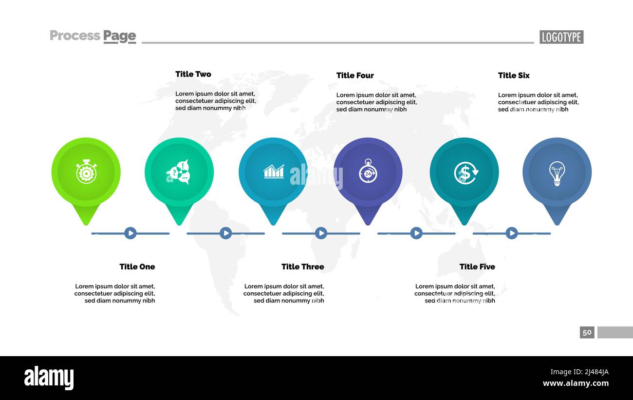 Six main points diagram template. Business data. Graph, chart, design ...