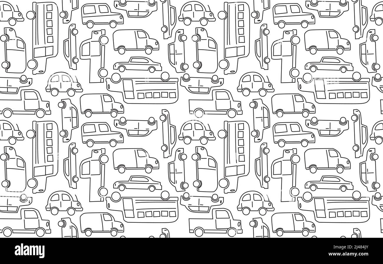 Cars line drawing hi-res stock photography and images - Alamy