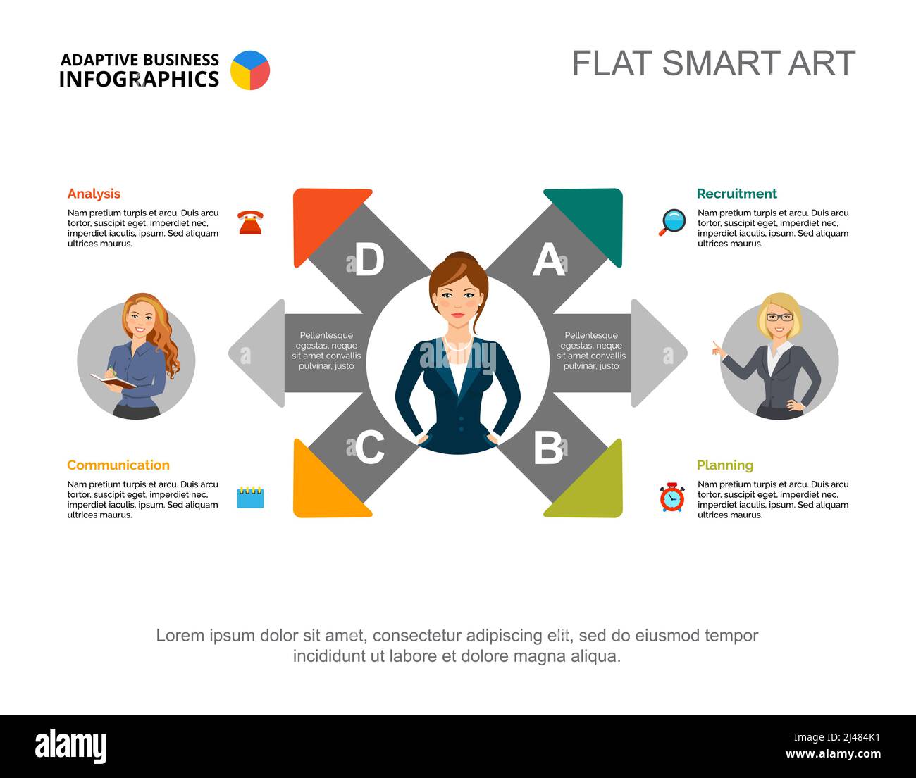 Arrow for presentation Cut Out Stock Images & Pictures - Alamy