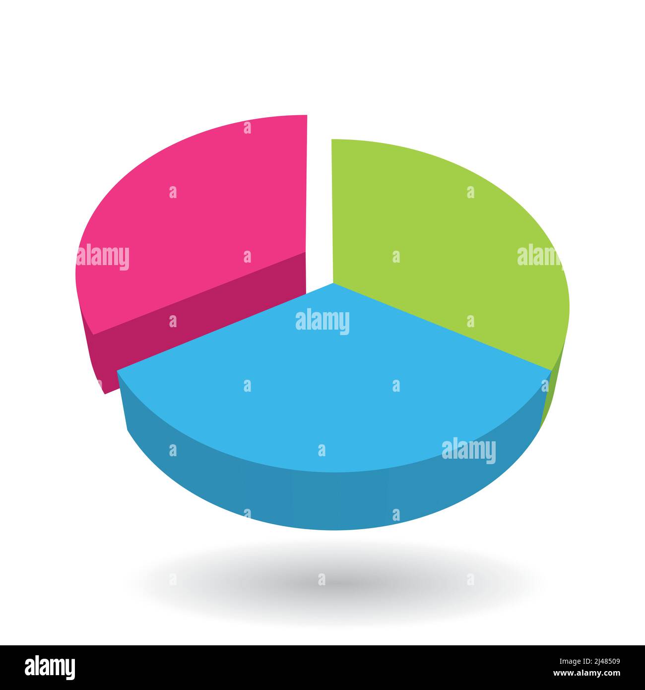 Colorful pie chart design element Stock Vector Image & Art - Alamy