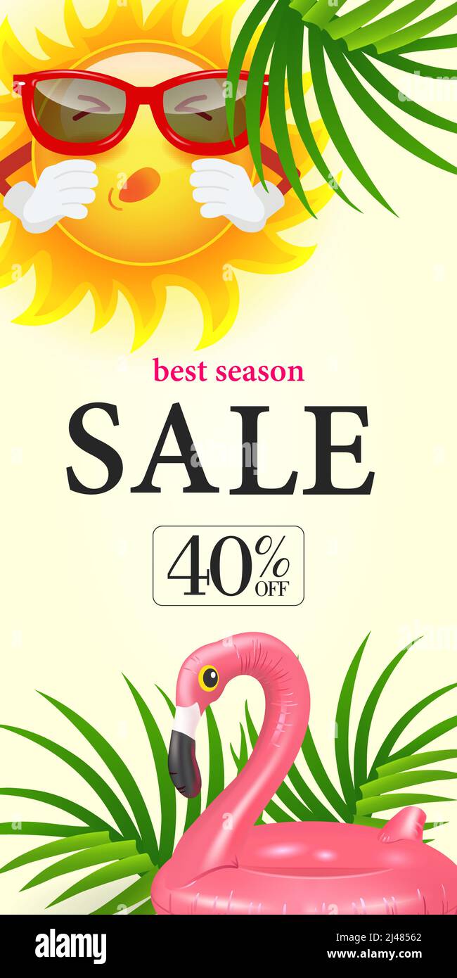 Pink flamingo flyer Stock Vector Images - Alamy