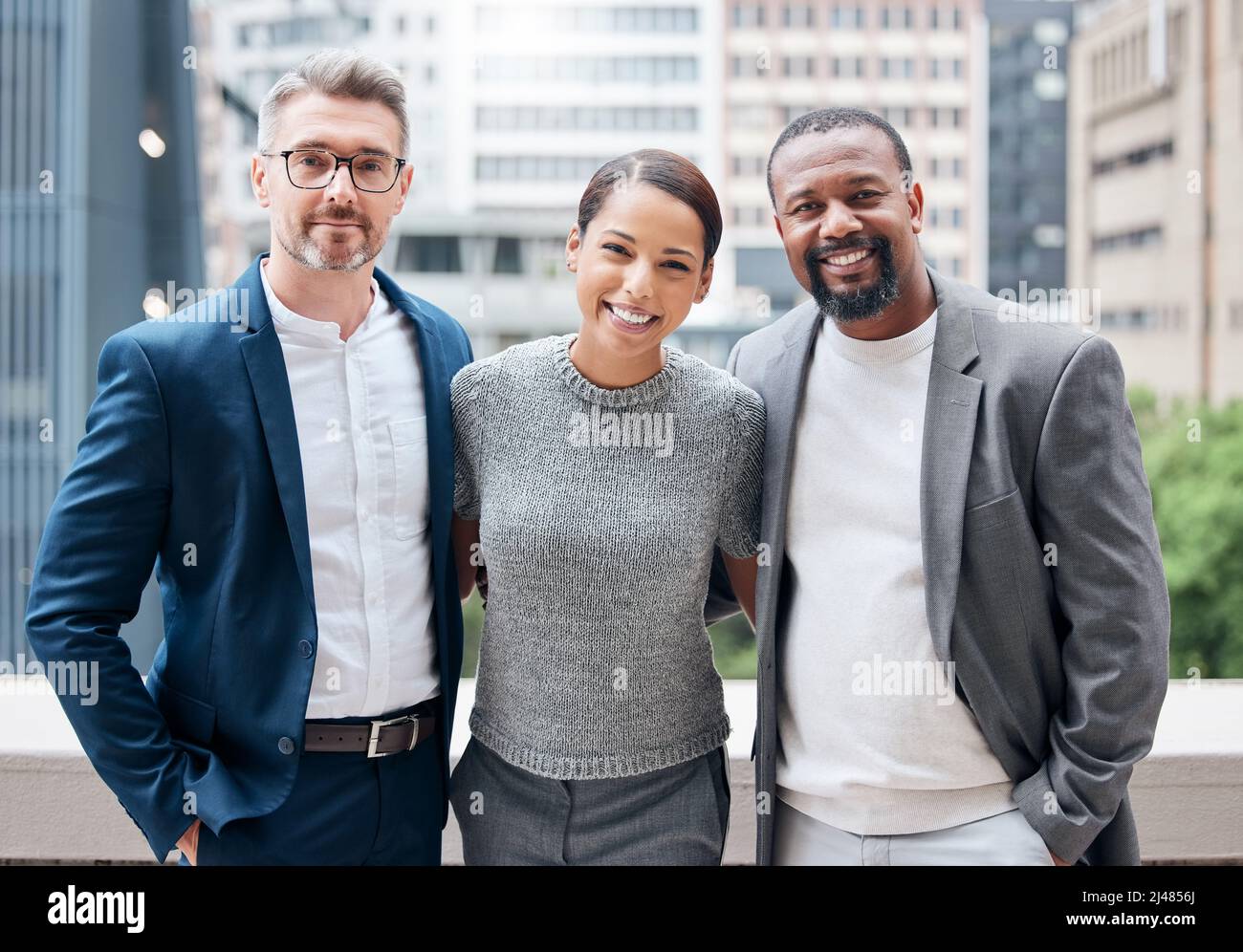 Learned the value of working hard, by working hard. Portrait of a group ...