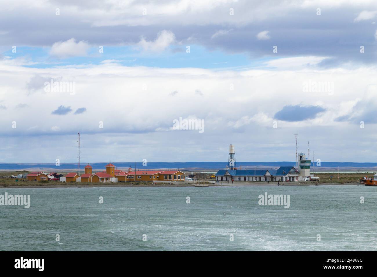 Punta Delgada lighthouse, Strait of Magellan chilean cross border ...
