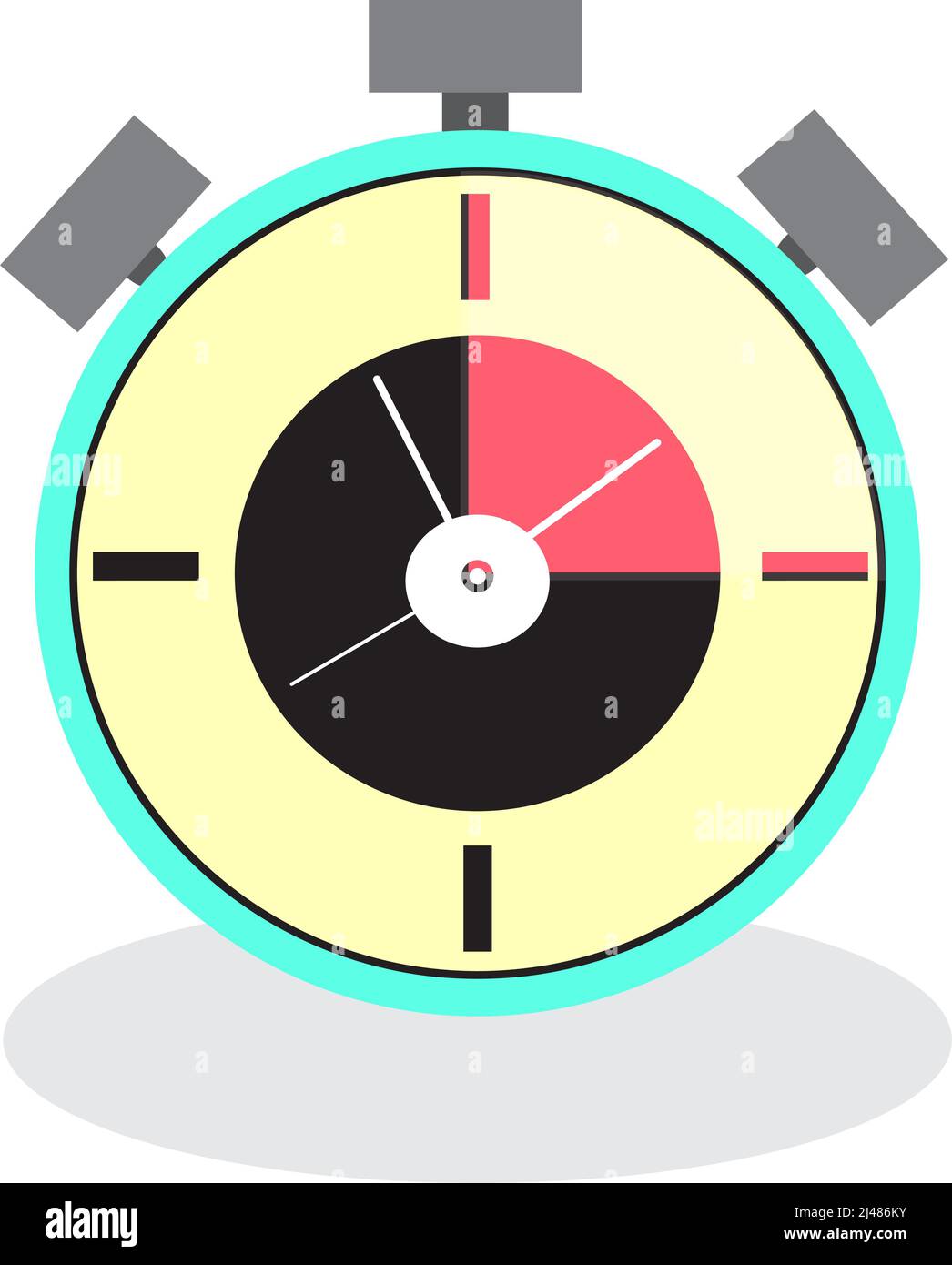 Alarm clock icon. Alarm clock that sounds loudly in the morning to wake ...