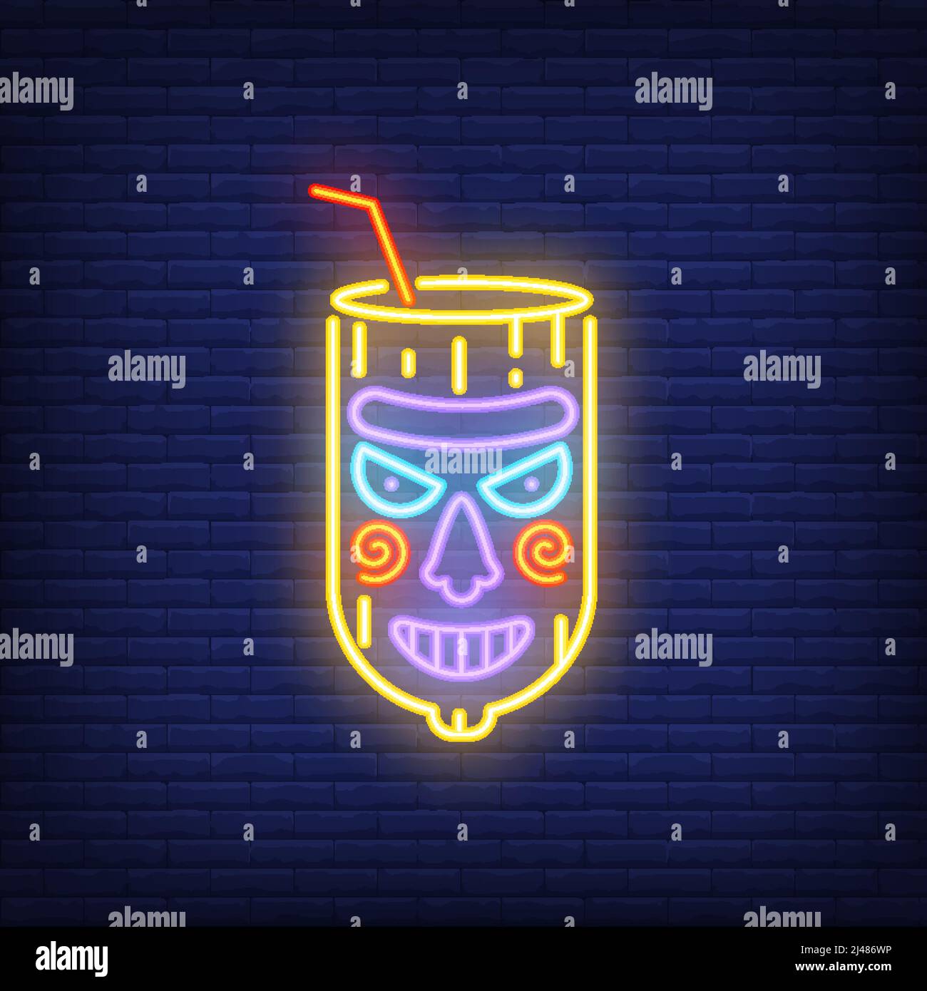 Mask bar Stock Vector Images - Alamy