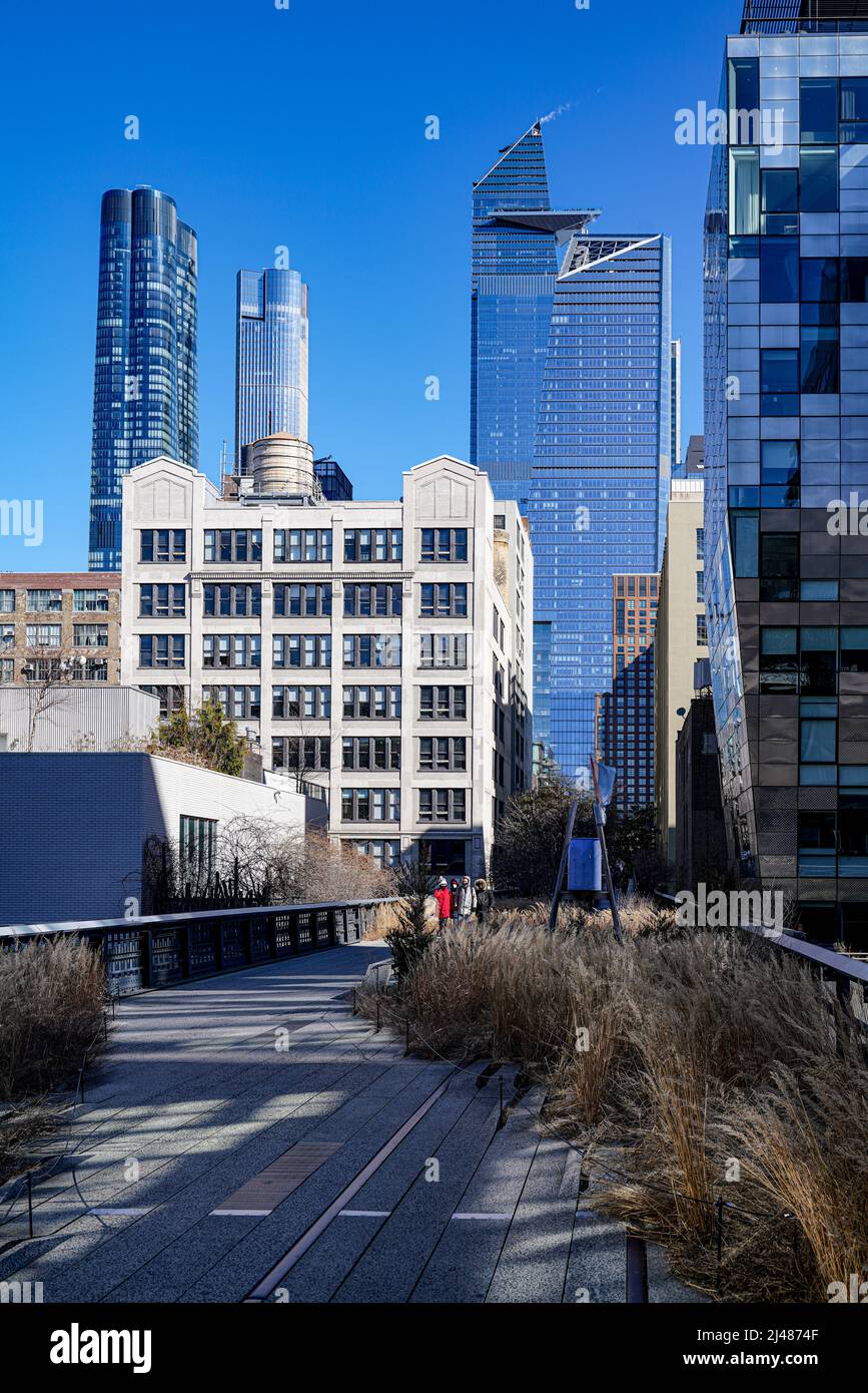 New york highline winter hi-res stock photography and images - Alamy