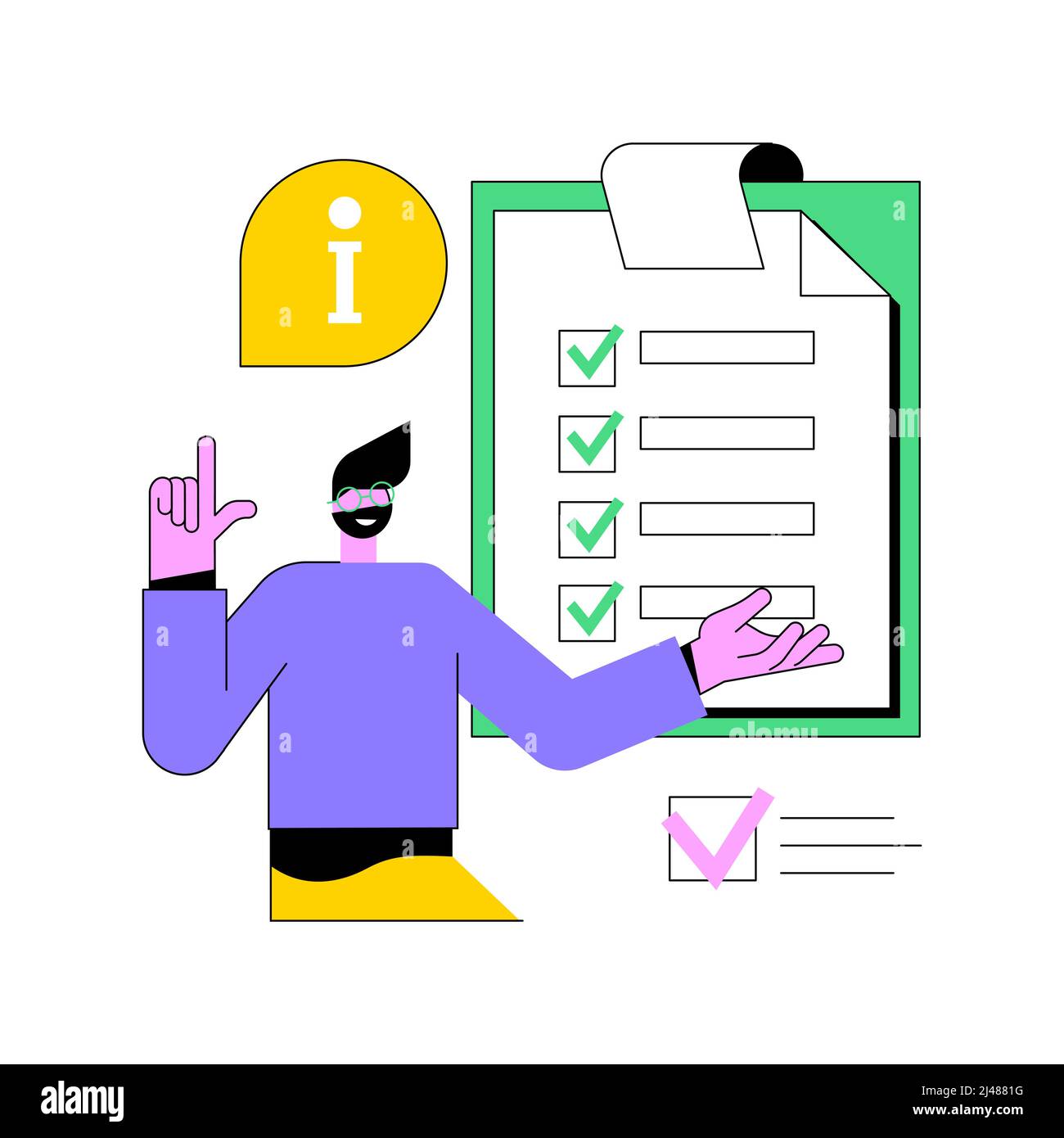 Customer service guide abstract concept vector illustration. Customer ...