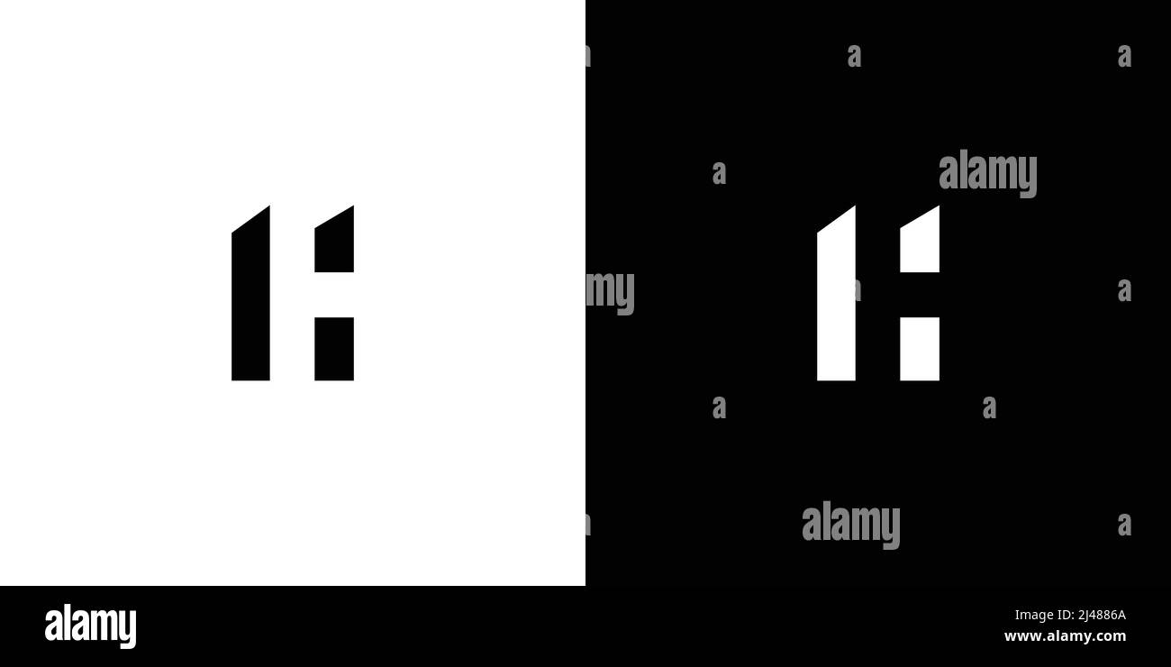 simple and bold H letter initials logo design Stock Vector Image & Art ...