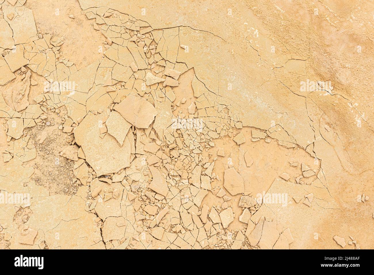 Cracked sandy soil background hi-res stock photography and images - Alamy