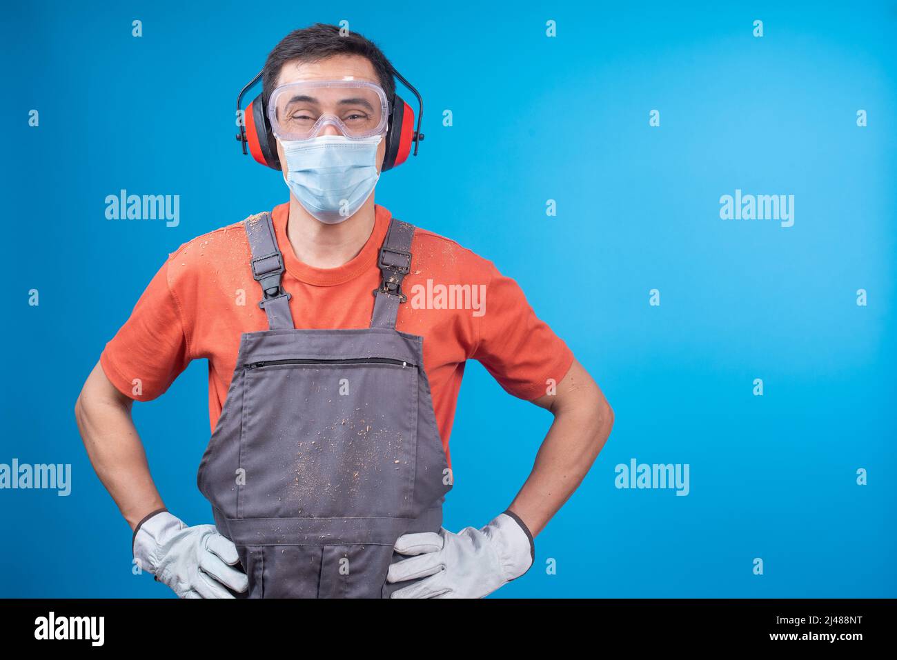 Work face mask hi-res stock photography and images - Alamy