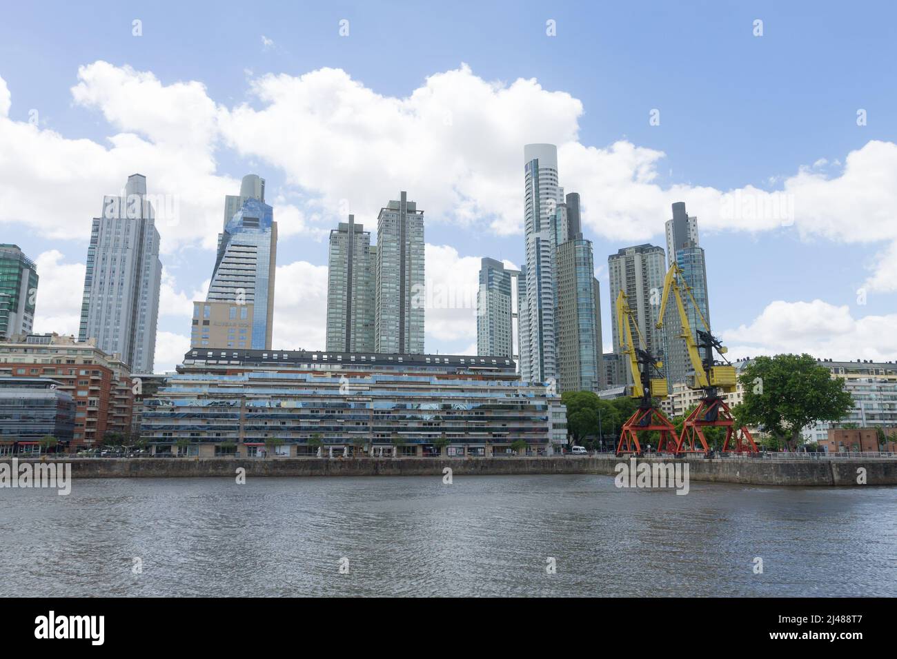 Modern buildings from Puerto Madero, Buenos Aires, Argentina landmark ...