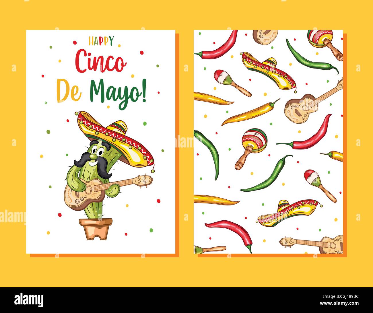 Cinco de mayo poster. Mexican party, mexico latin fiesta decorative ...