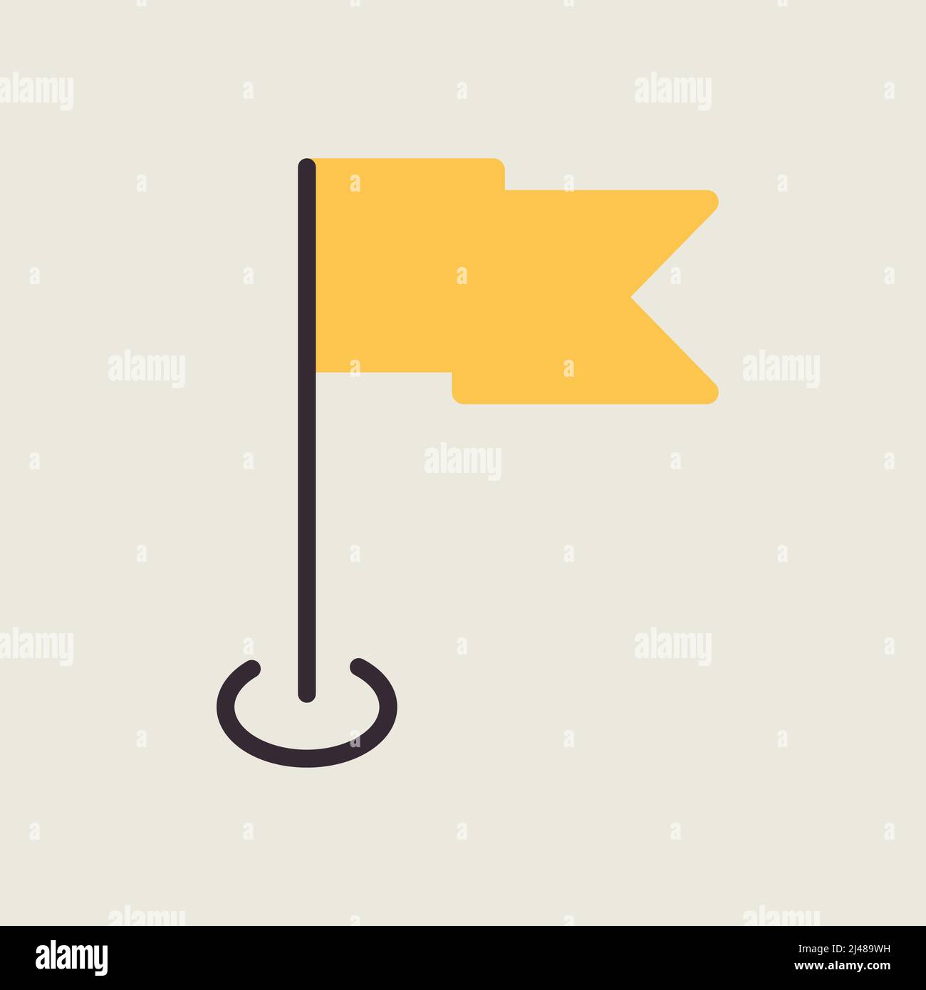 Flag GPS pin vector icon. Navigation sign. Graph symbol for travel and ...