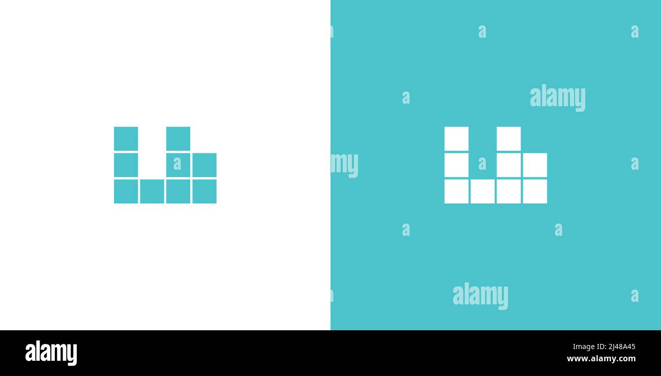 Unique and modern square LB initials logo design Stock Vector Image ...