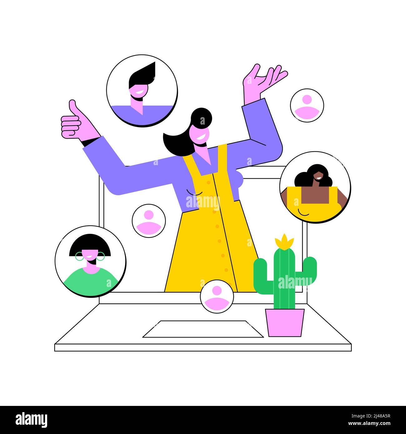 Customer persona abstract concept vector illustration. Understand ...