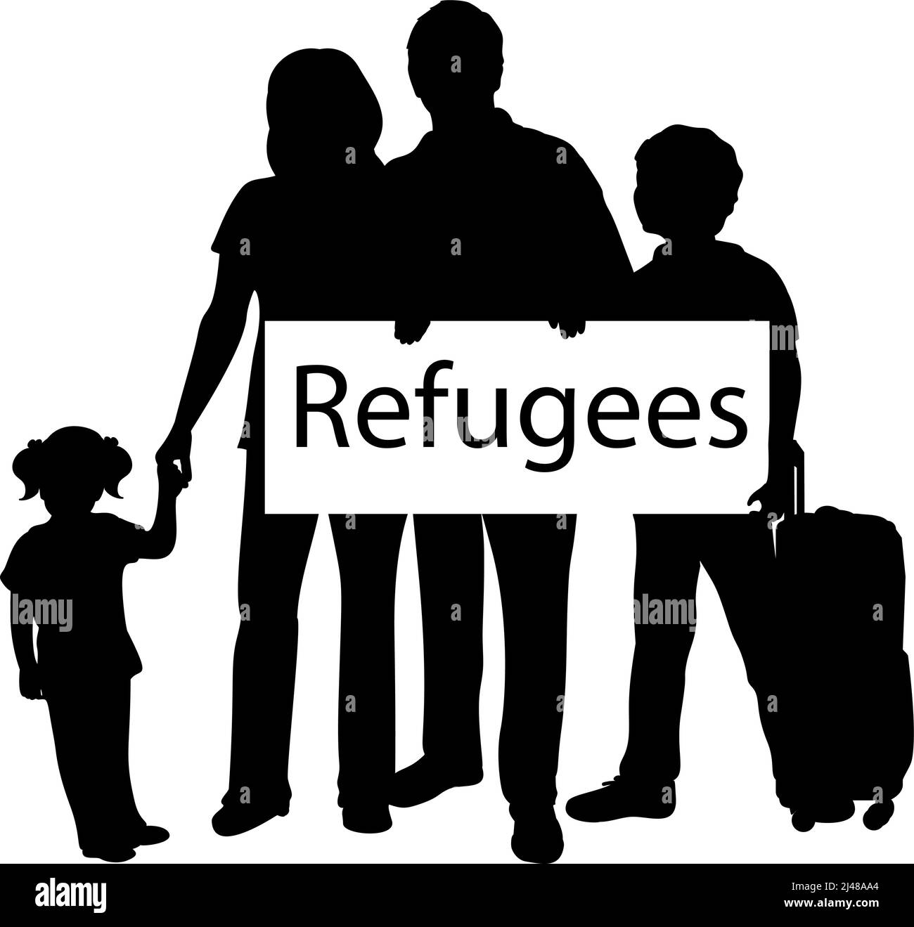 Refugee support Black and White Stock Photos & Images - Alamy