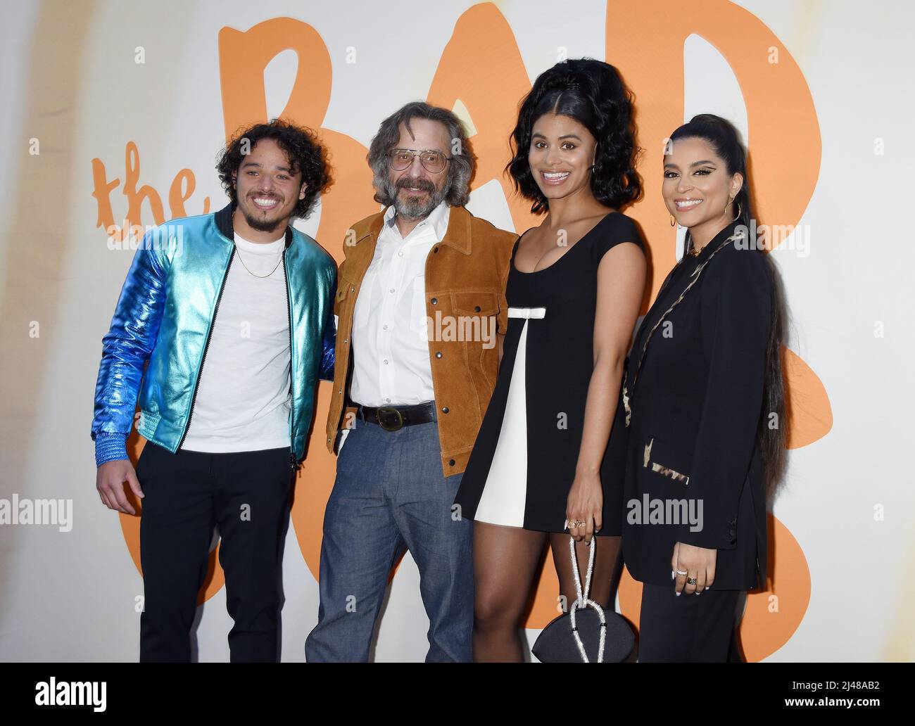 Los Angeles, CA, April 12, 2022, Anthony Ramos, Marc Maron, Zazie Beetz ...
