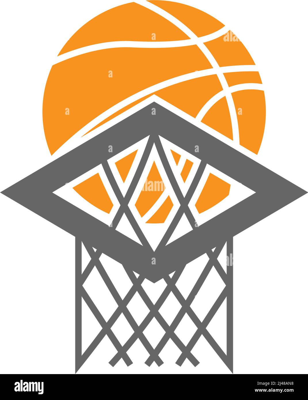 Basketball icon logo design illustration template vector Stock Vector ...